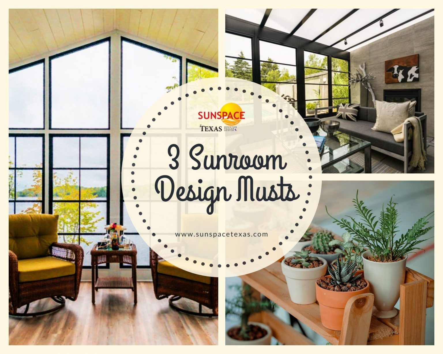 Sunspace Sunrooms - 3 Sunroom Design Musts