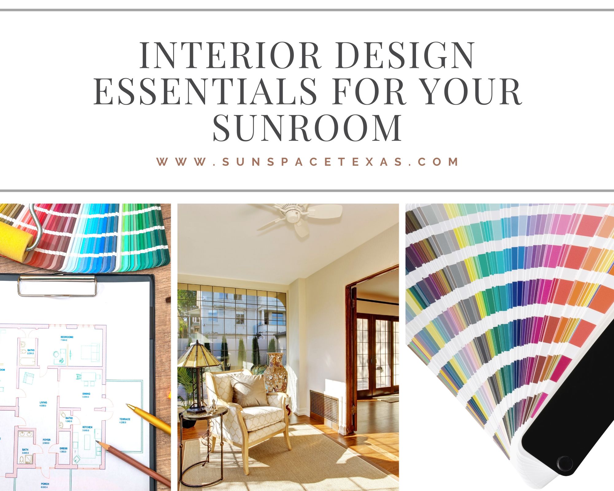 3 Interior Design Essentials for Your Sunroom - Sunspace Sunrooms