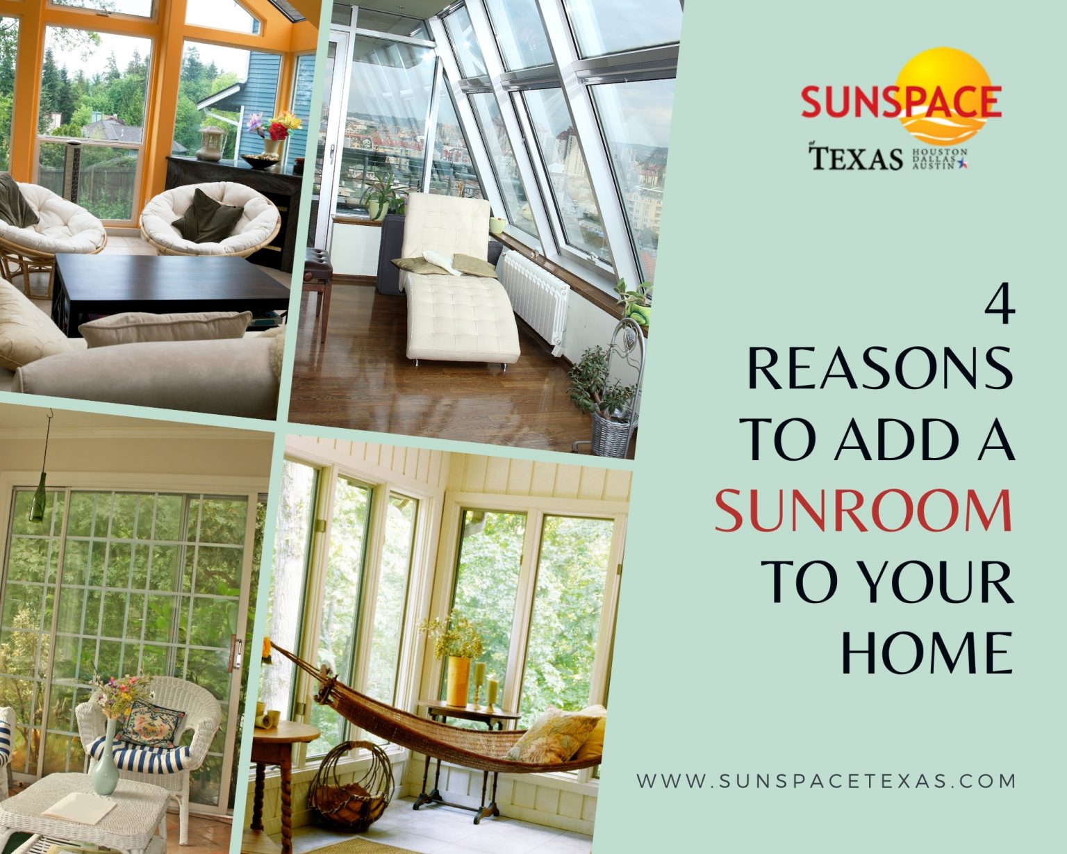 4 Reasons to Add a Sunroom To Your Home - Sunspace Sunrooms