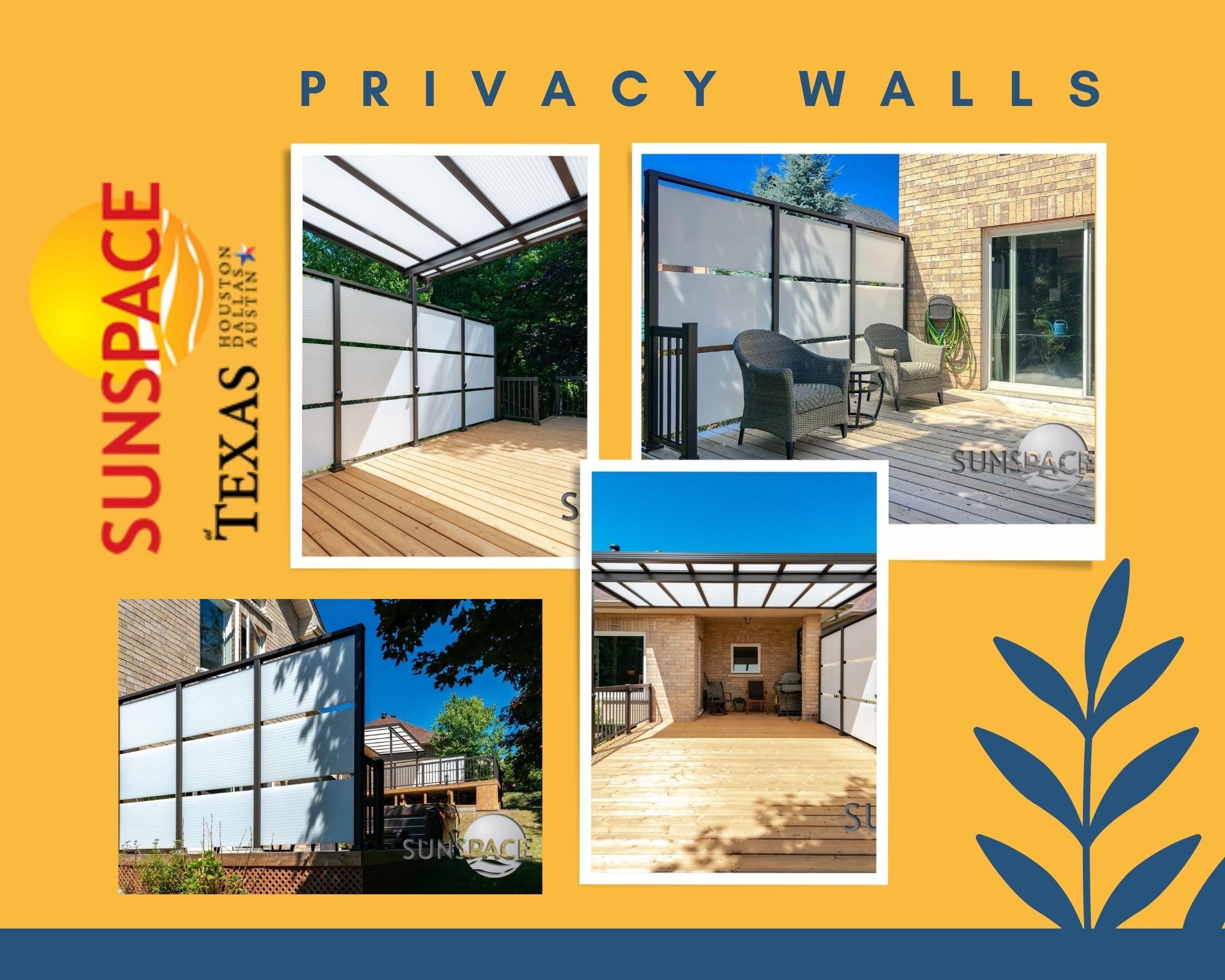 Stylish Outdoor Privacy Walls for Patios, Decks & Yards
