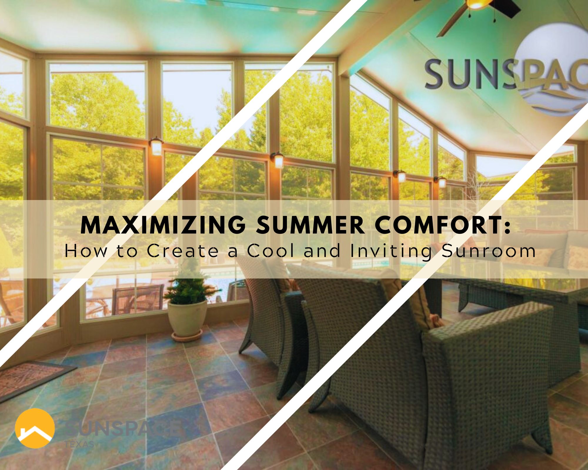 How to Create a Cool and Inviting Sunroom