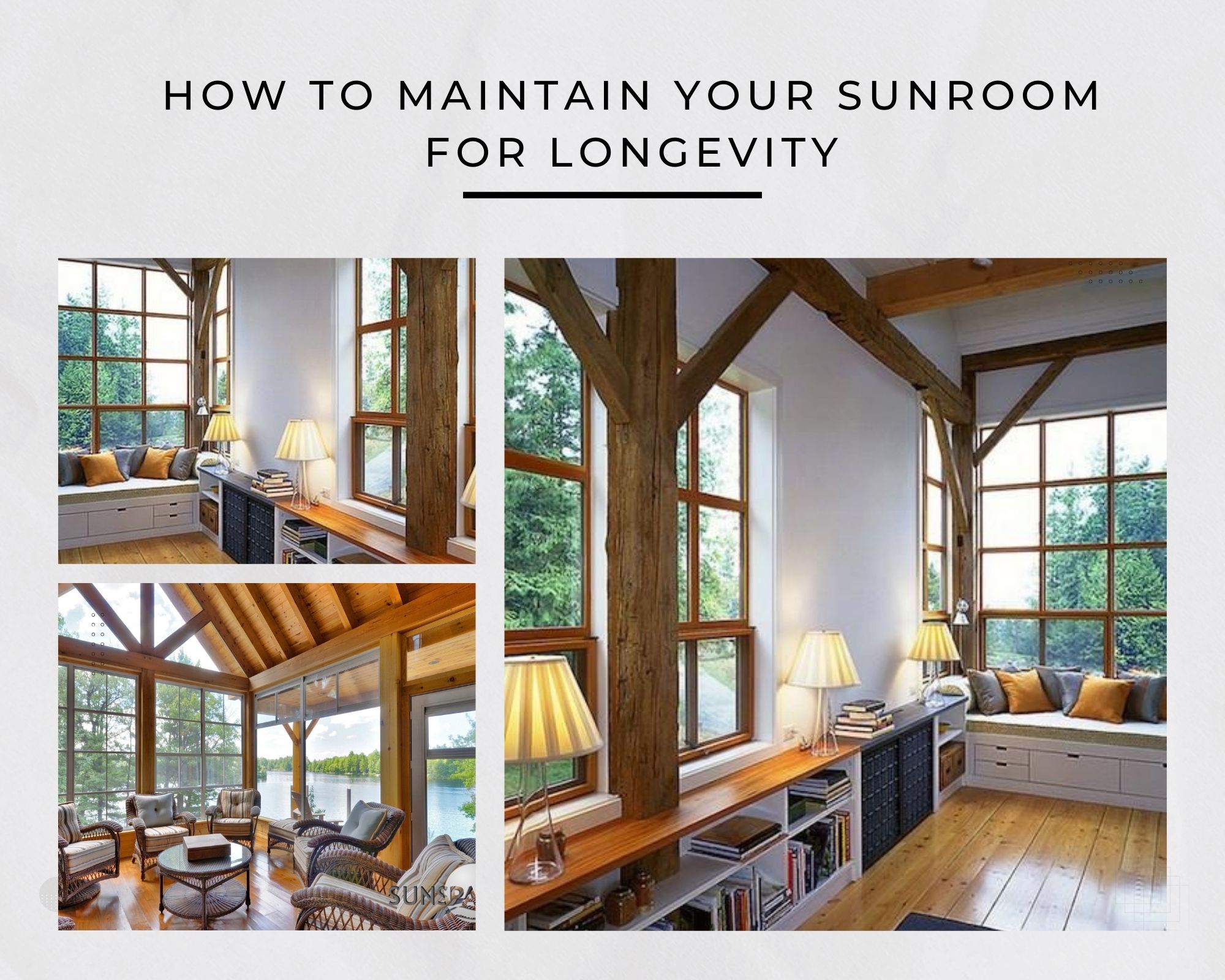 How to Maintain Your Sunroom for Longevity