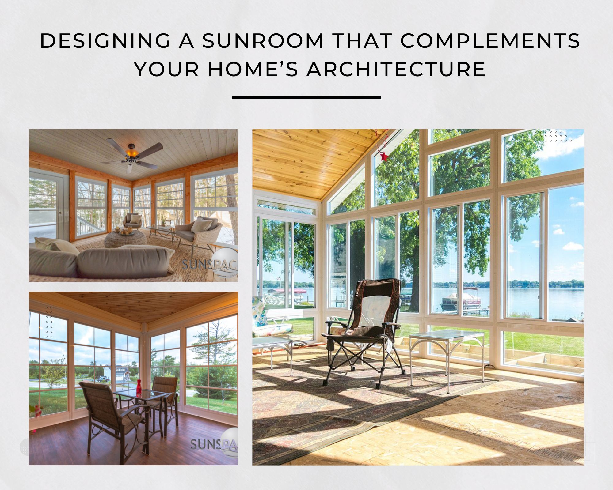 Designing a Sunroom That Complements Your Home’s Architecture